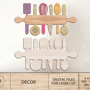 Kitchen Decor Svg, Kitchen Decor Laser Cut File, Kitchen Decor ...
