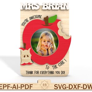 Teacher Fridge Magnet Photo Frame, Fridge Magnet Svg,teacher ...