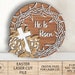 He is Risen Laser Svg,happy Easter Laser Cutfile Svg, Crown of Thorns ...