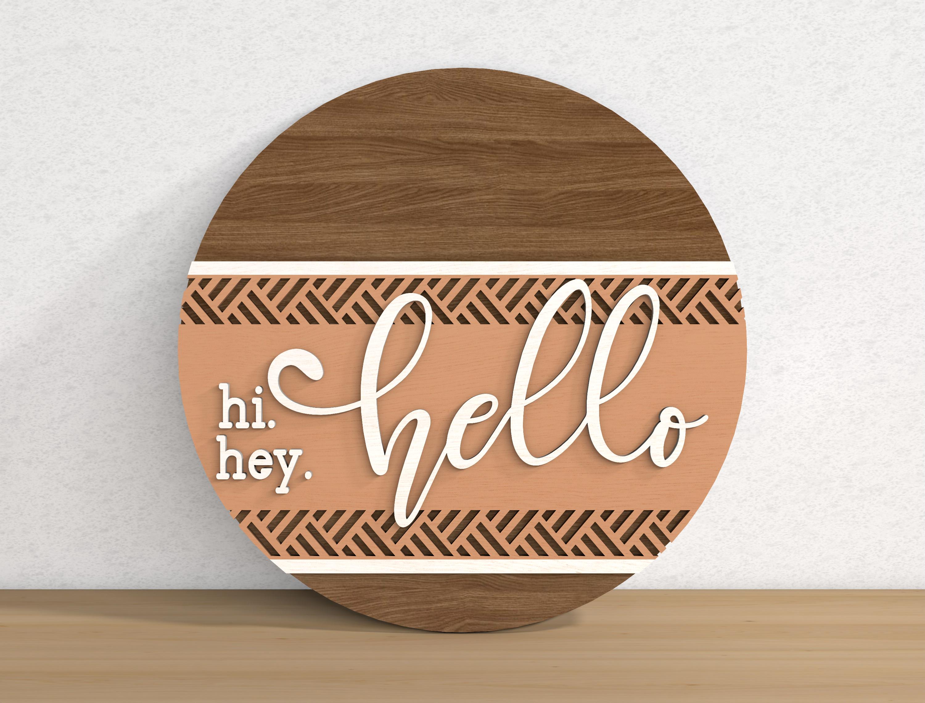 Funny Welcome Door Sign SVG, Humor Welcome-ish Laser Cut Files, Home ...