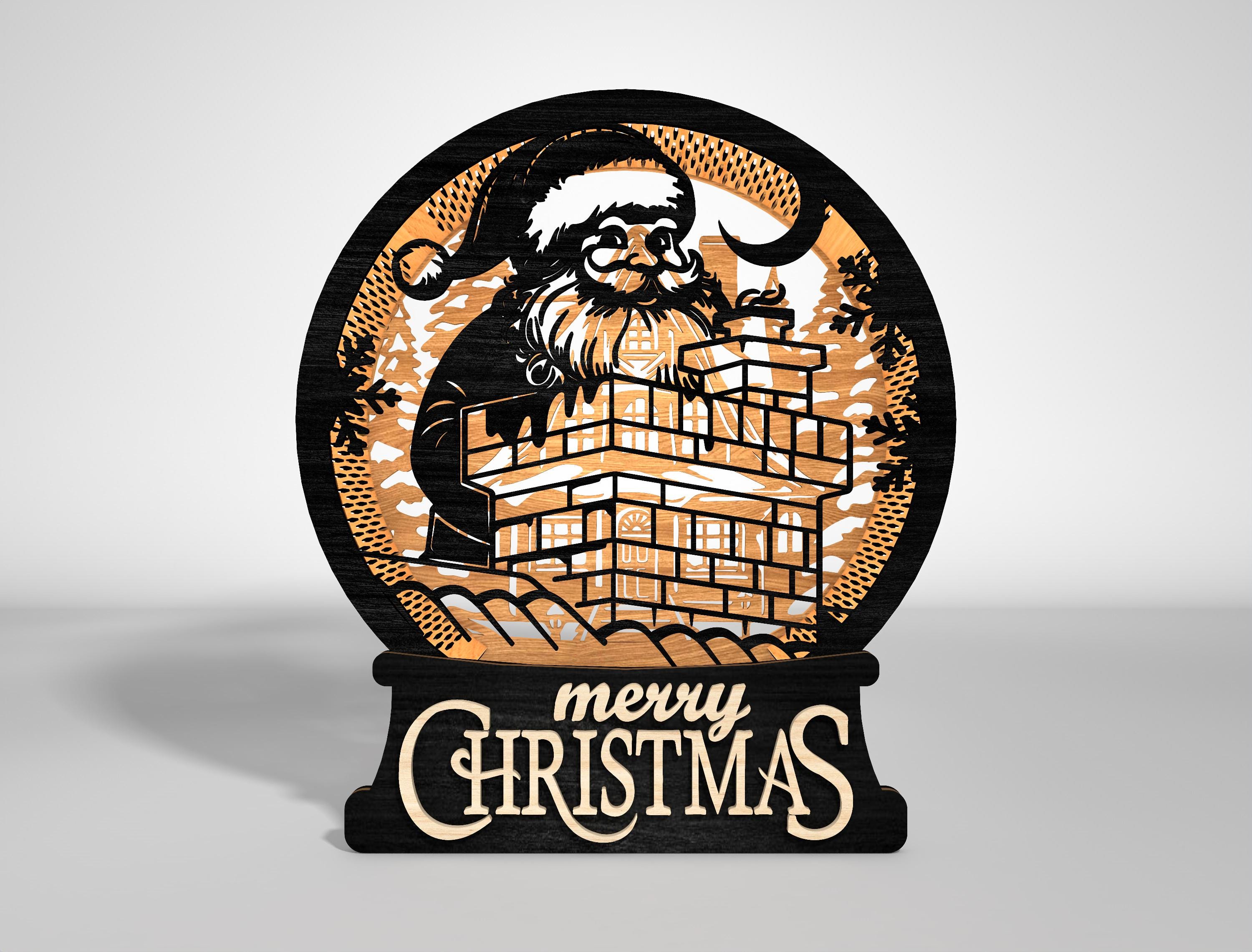 Scene Christmas Lantern, Lamp Snowy Candle Holder, Winter Wonderland ...