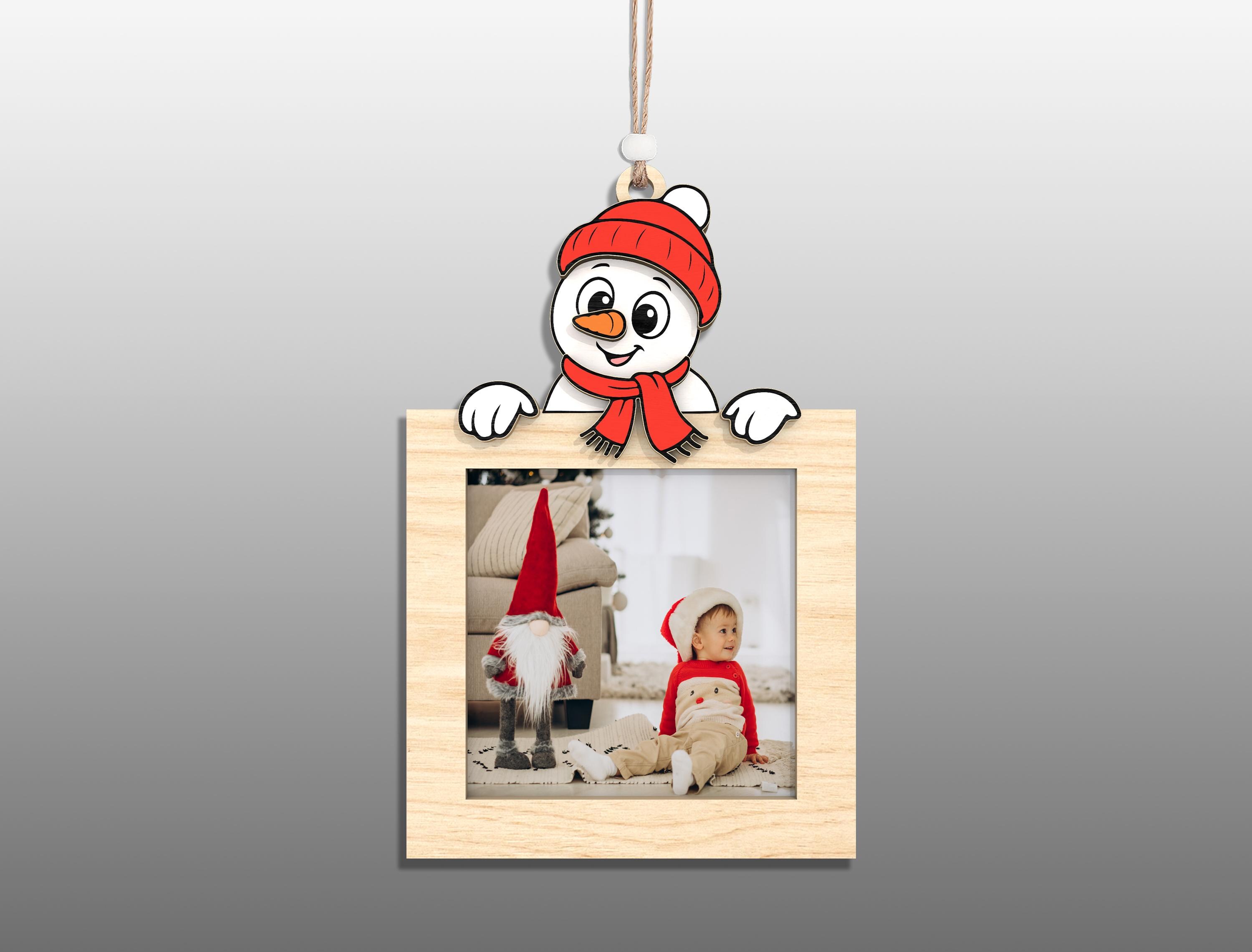3D Christmas Frames, My First Christmas, Xmas Tree Picture Frame ...