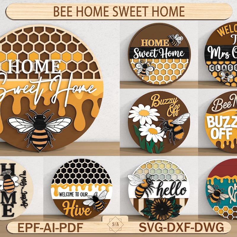 Beehive Svg Sign File - Etsy