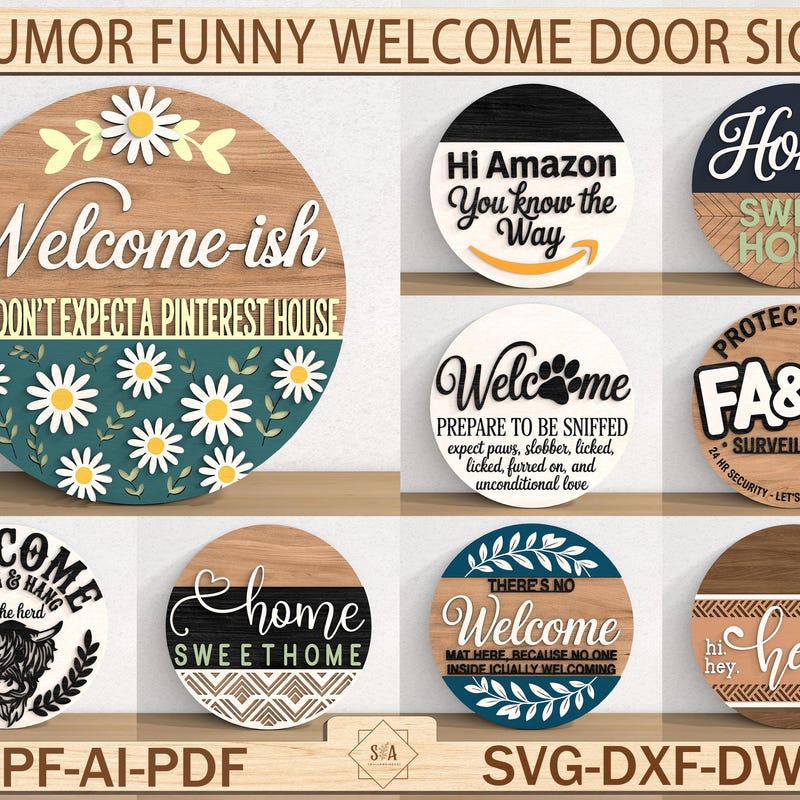 Funny Welcome Sign - Etsy UK