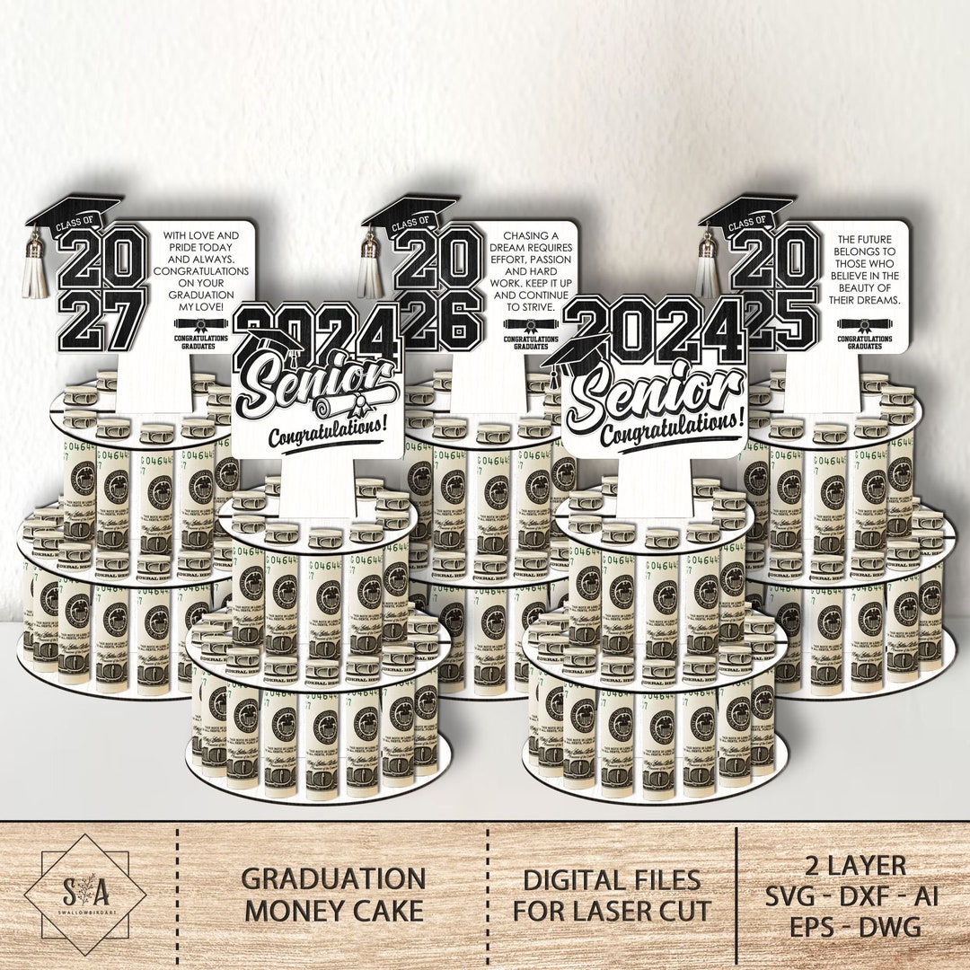 Bundle Graduation Money Cake ,graduation 24.25.26.27 the Years Money ...