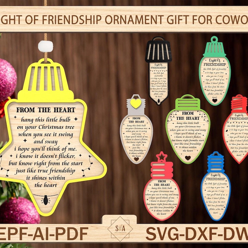 Light of Friendship Ornament - Etsy