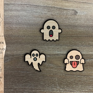 Halloween Ghost Stud Earrings Bundle SVG , Halloween Earrings , Laser ...