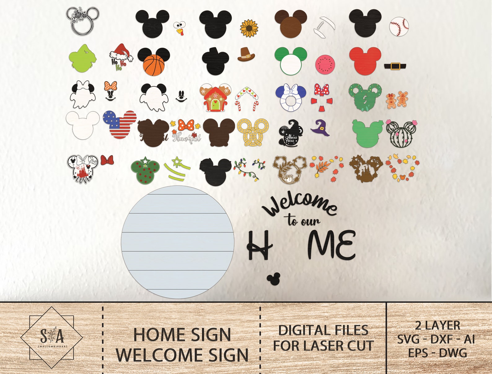 Welcome to Our Home Smith Sign Svg, Welcome Sign Svg,cartoon Digital ...