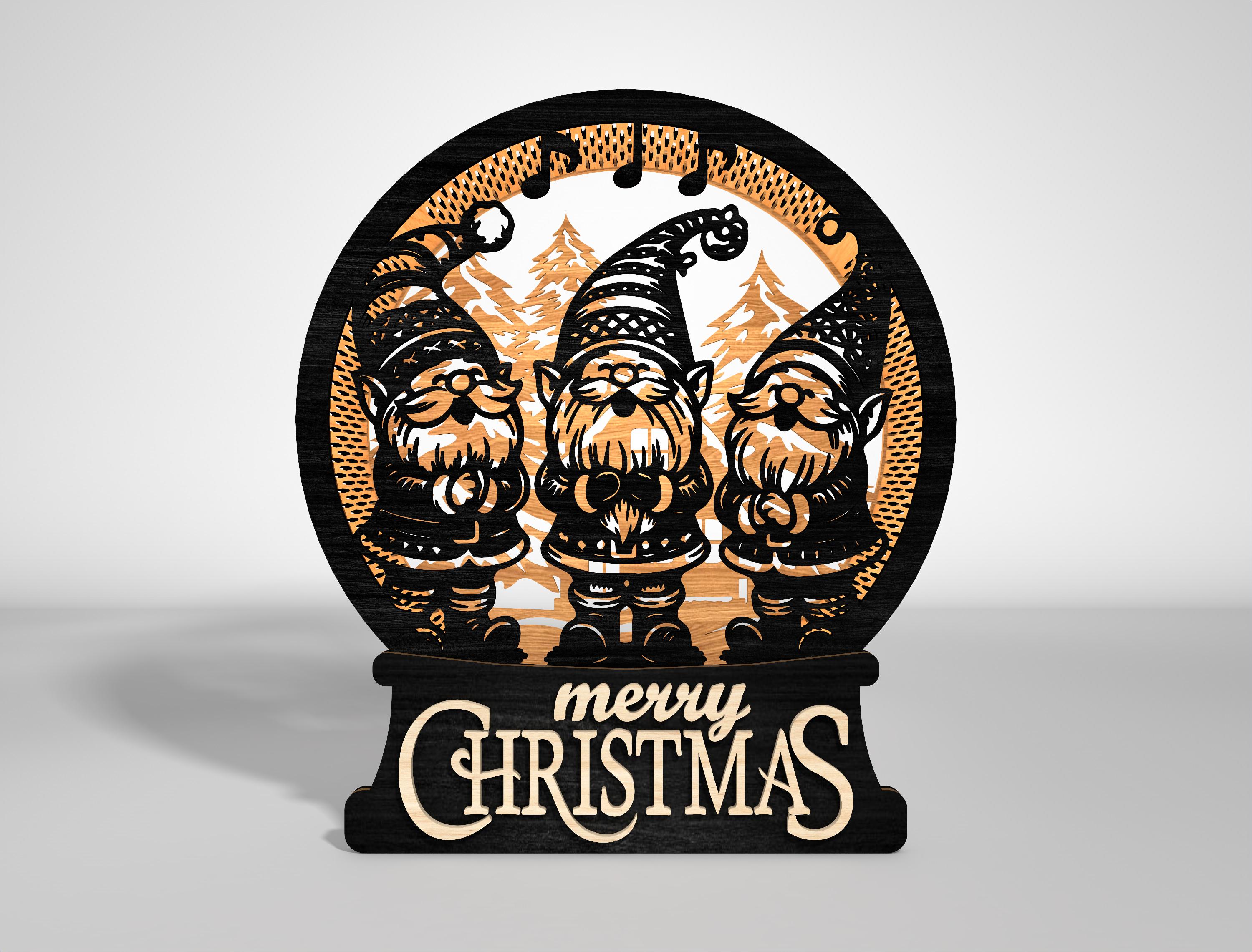 Scene Christmas Lantern, Lamp Snowy Candle Holder, Winter Wonderland ...