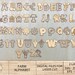 Farm Alphabet Bundle SVG , Alphabet Laser Cut Files , Letters Farm Baby ...
