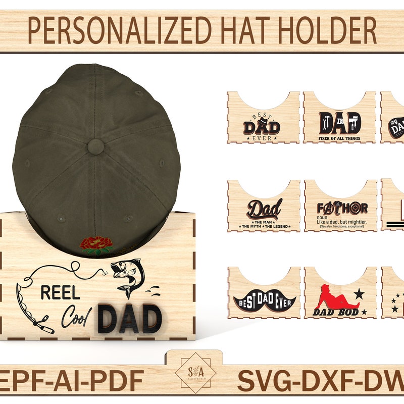 Hat Box Template - Etsy