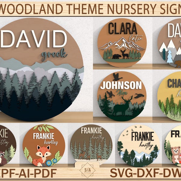 Forest Theme Nursery - Etsy