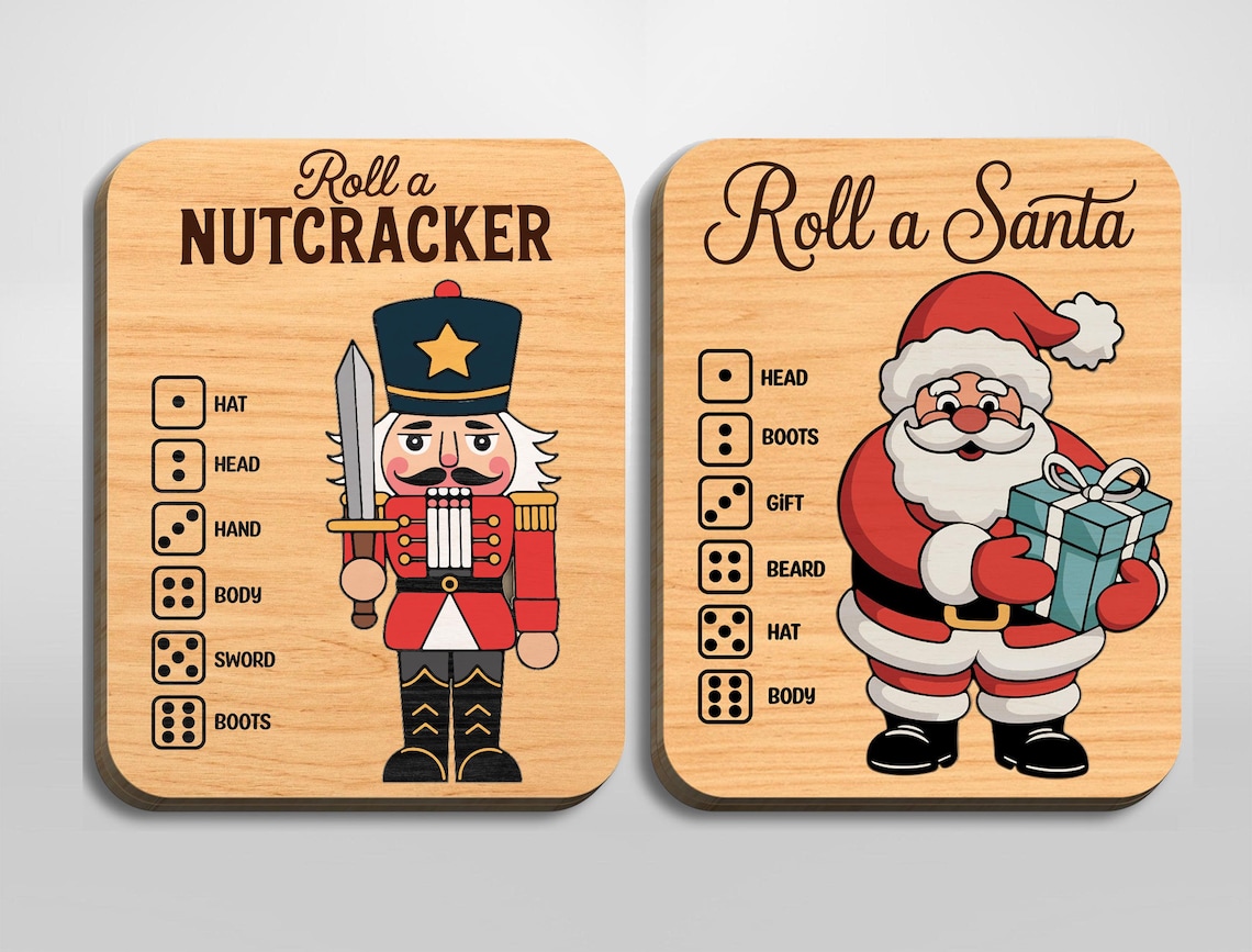 Christmas Puzzle Game , Christmas Roll A Santa Puzzle Game SVG ...