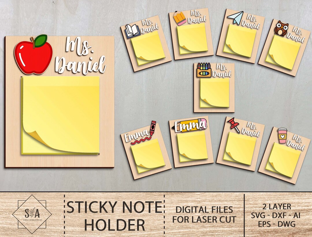 Teacher Gift End of Year Teacher Gift, Gift From Student Sticky Note ...