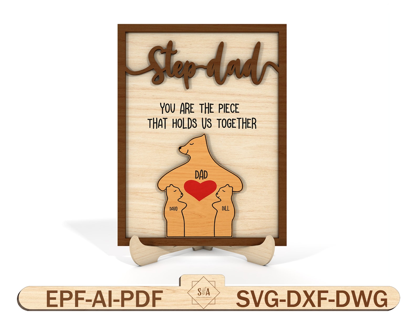 Personalized Happy Father's Day Puzzle Piece Sign,gift for Dad ,father ...
