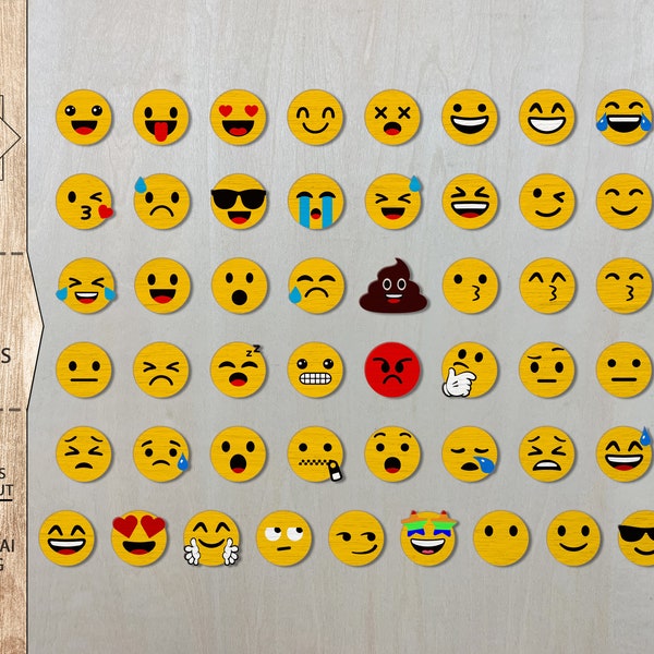 Emoji Stud - Etsy