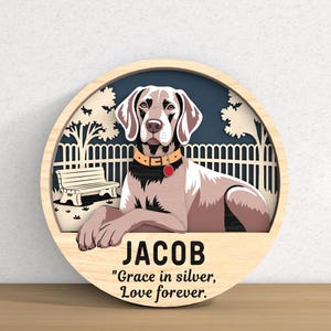 Dogs Memorial Sign SVG, Dog Breeds Name Memorial, Memorial Gift , Pet ...