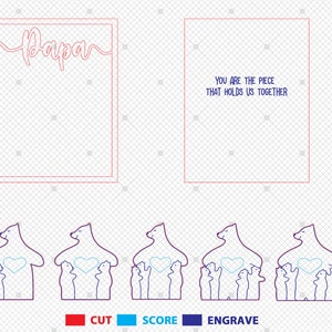 Personalized Happy Father's Day Puzzle Piece Sign,gift for Dad ,father ...