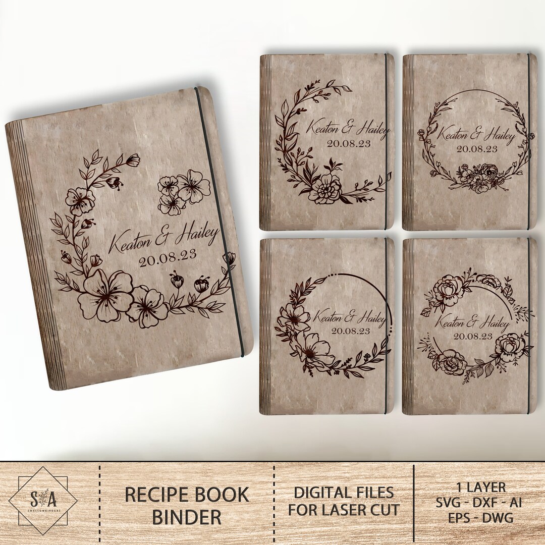 Personalized Wedding Photo Album Svg, Guest Book Cover Svg, Valentine ...