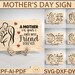 Mother‘s Day Sign Svg, Gift for Mom ,mothers Laser Cut File ,mother's ...