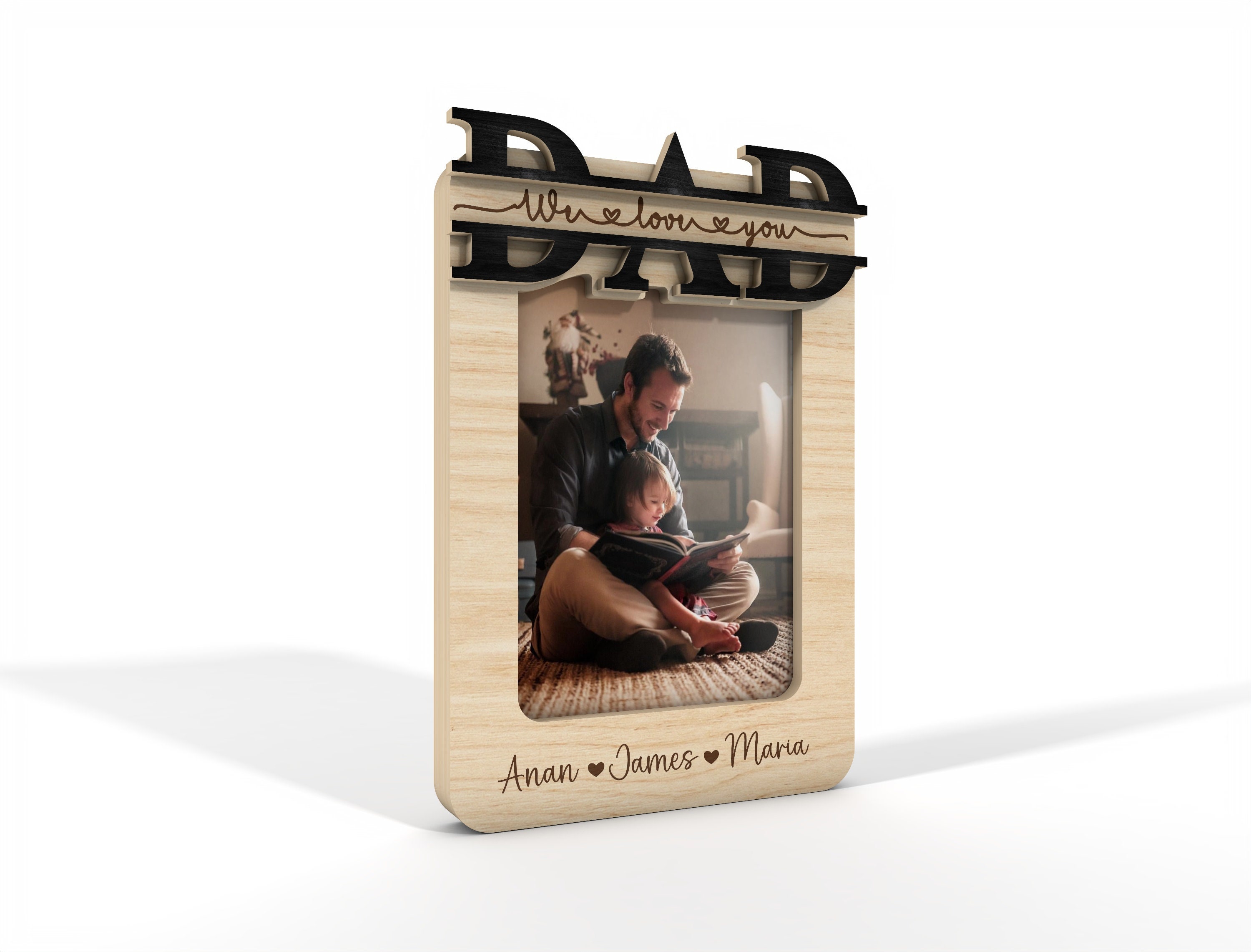 Custom Father's Day Car Visor Clip ,father's Day Fridge Magnet Photo ...