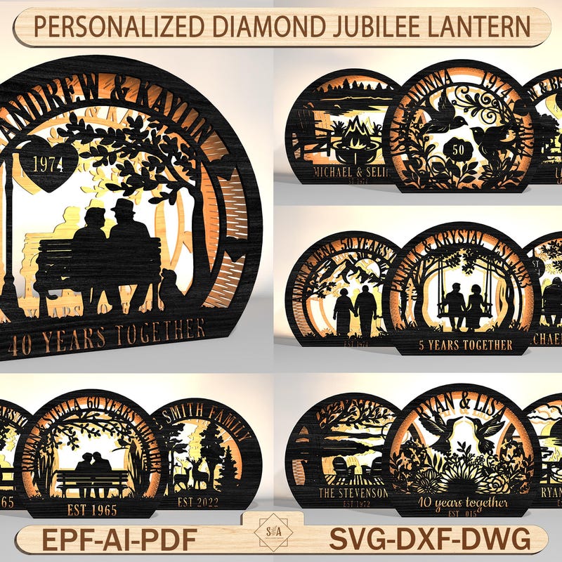 Laser goldene hochzeit - Etsy.de