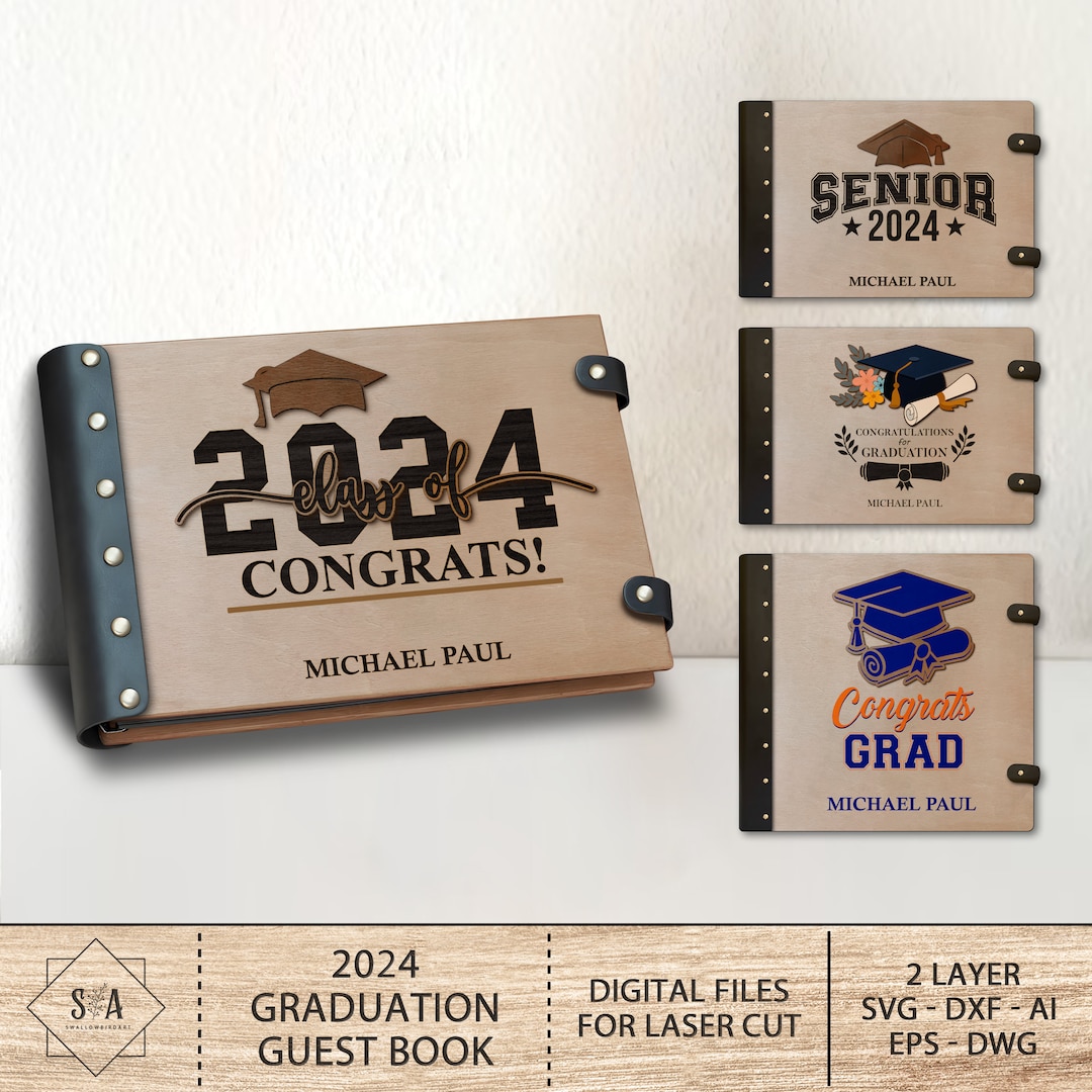 Graduation Guest Book 2024 Album Photo ,graduation 2024 Guest Book ...