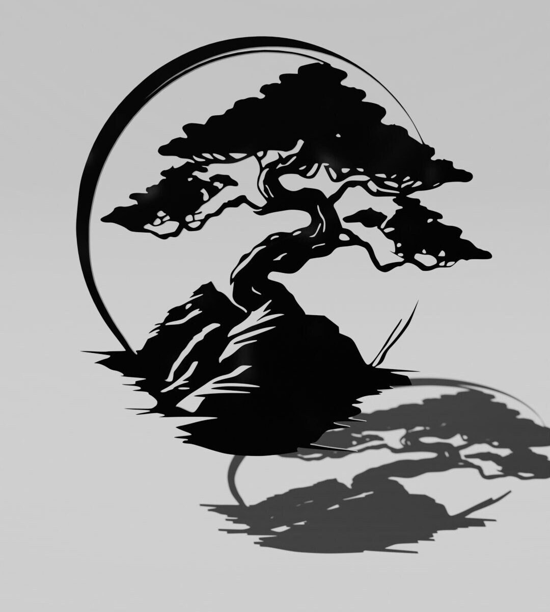 Bonsai Tree Decor STL File - Etsy