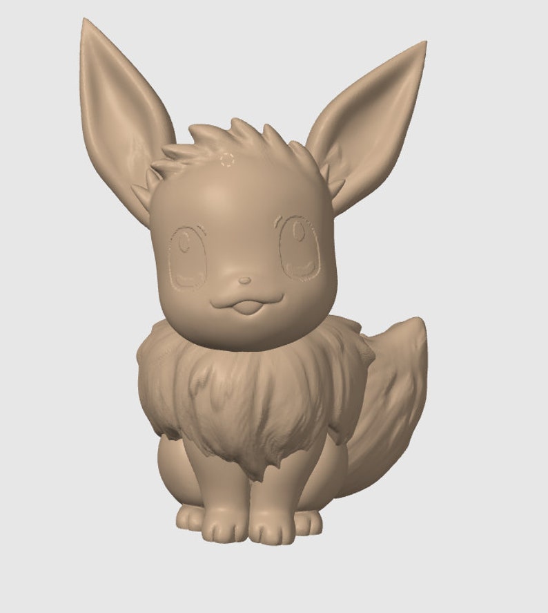Eevee Pokemon-Inspired Piggy Bank . Archivo STL Descarga digital - Etsy ...