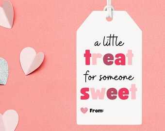 EDITABLE Coworker Valentine's Day Gift Tag Printable, Staff ...