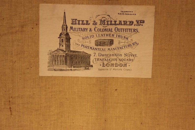 SS Cymric Steamship White Star Line Trinket Dome Trunk With Labels ...