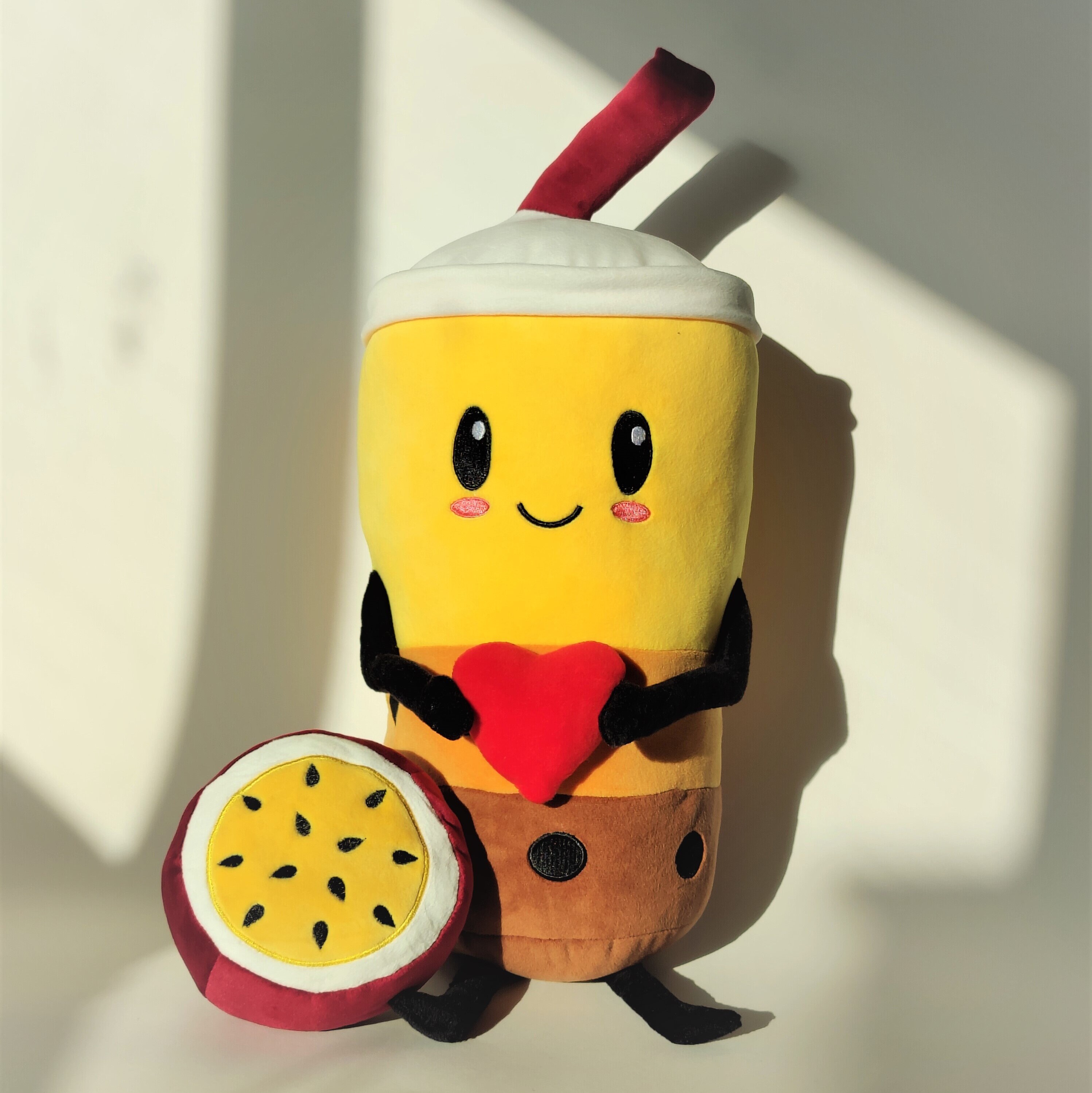 The Cute and Squishy Boba Plushie A Perfect Plush Bubble Tea Gift Meet ...