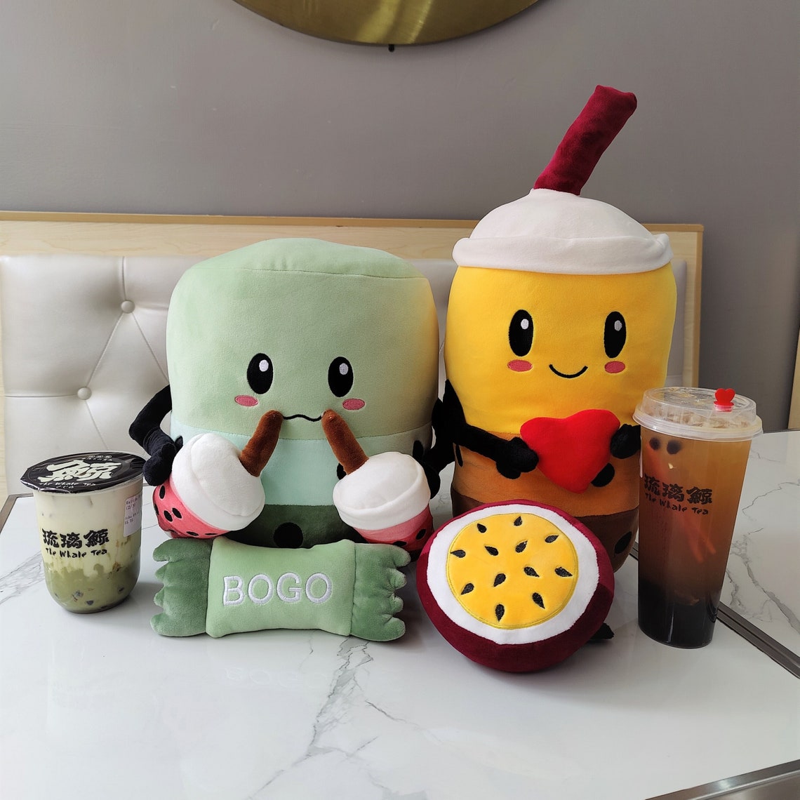 The Cute and Squishy Boba Plushie A Perfect Plush Bubble Tea Gift Meet ...
