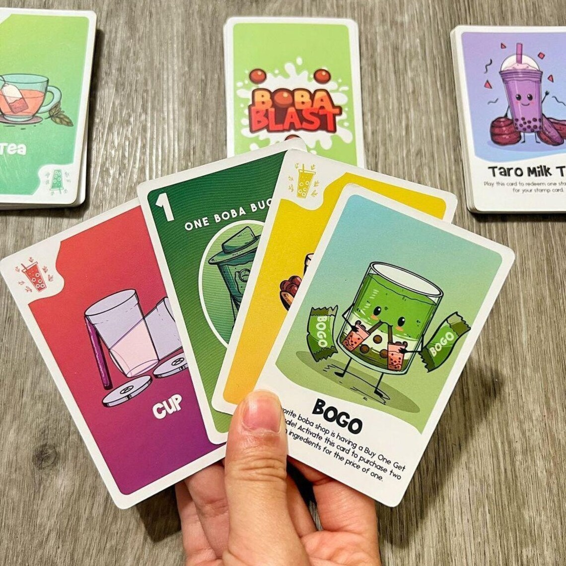 Boba Blast! the Card Game for Boba Lovers BOGO Bundle | Boba Tea Themed ...