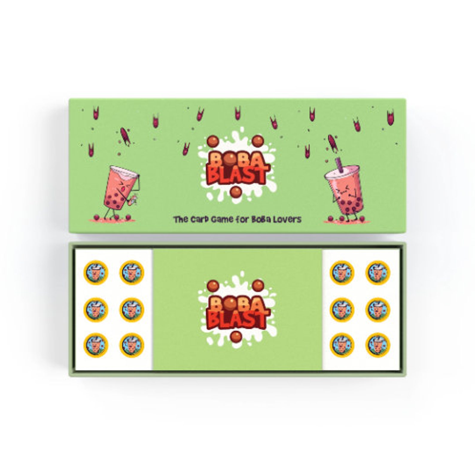 Boba Blast! the Card Game for Boba Lovers BOGO Bundle | Boba Tea Themed ...