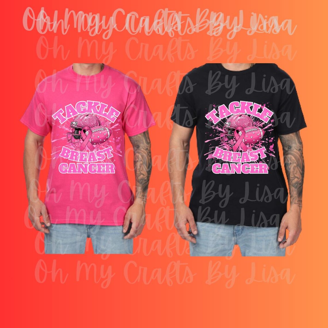 Tackle Cancer Png, Breast Cancer Awareness Month Bundle, Football ...