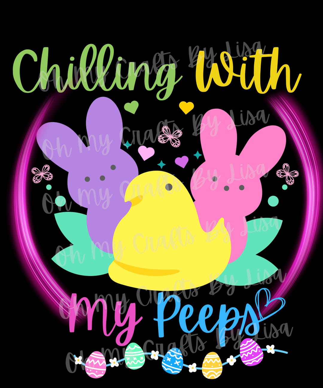 Chilling With My Peeps Png, Easter Bunnies Png, Easter Day Png, Peeps ...