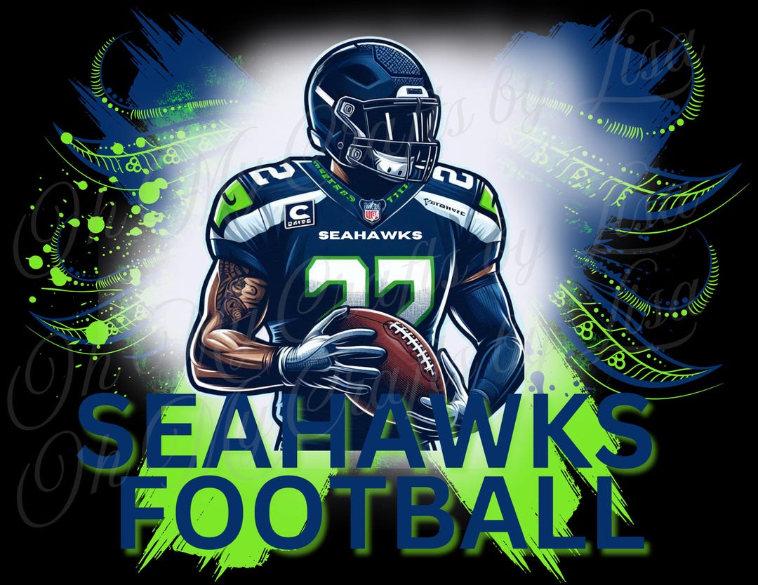 Seahawks Football Png | Digital Download - Etsy