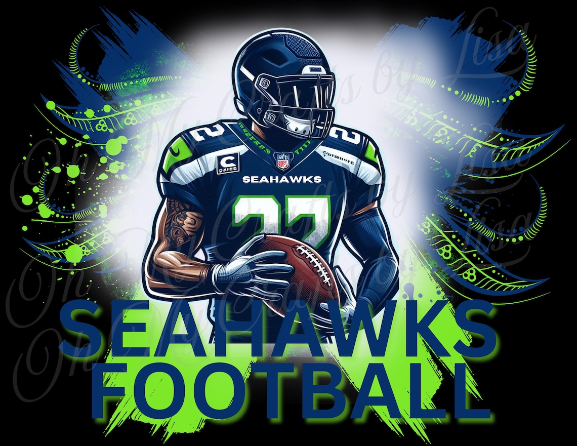 Seahawks Football Png | Digital Download - Etsy