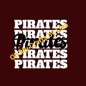 Pirates PNG, Stacked Pirates Png, Pirates School Team Png, Pirates ...