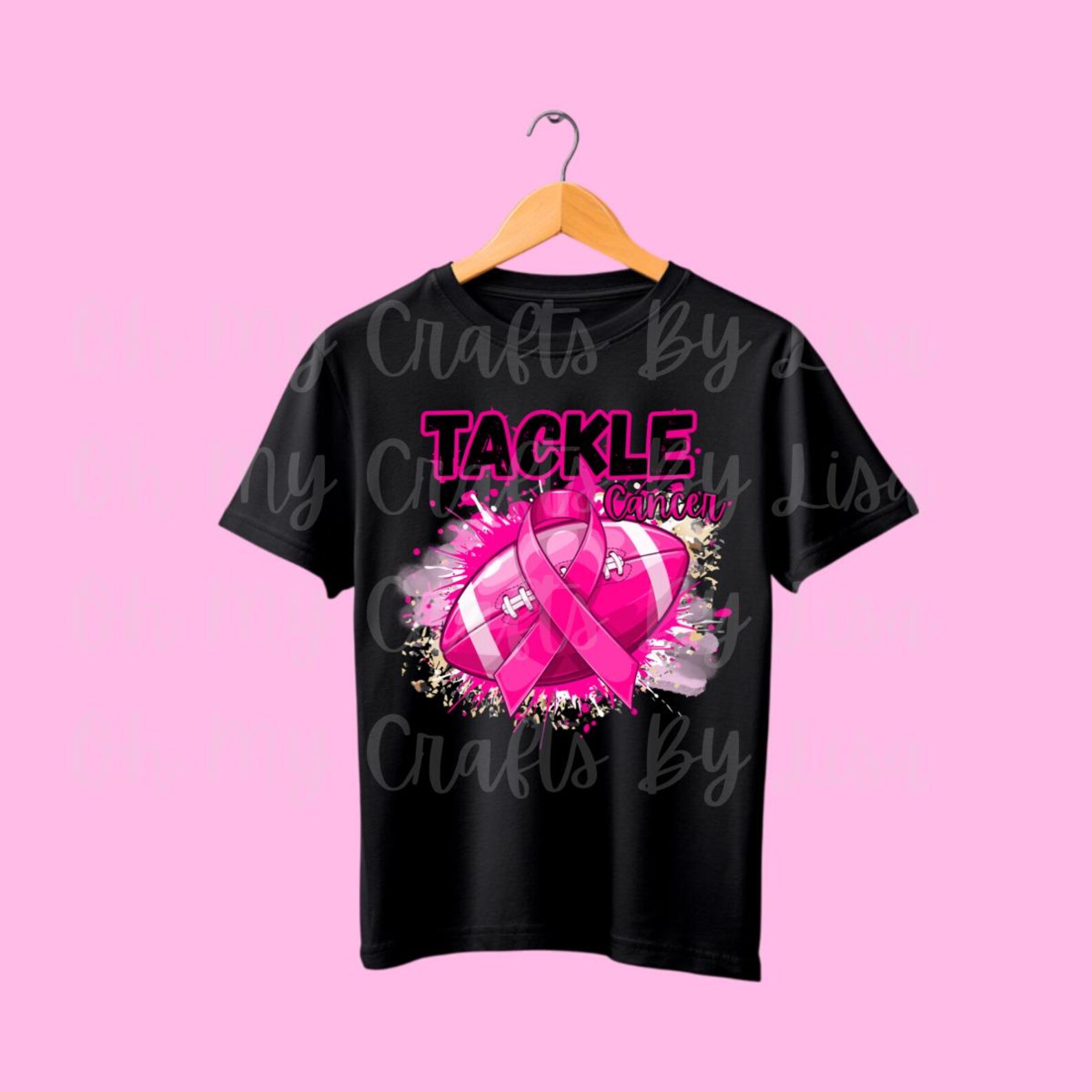 Tackle Cancer Png, Breast Cancer Awareness Month Bundle, Football ...