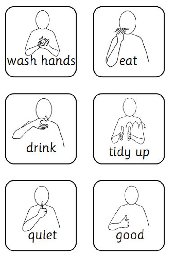 10 Printable Makaton Emotions Communicationsupport Sign Flash Cards ... 10 Printable Makaton Emotions Communicationsupport Sign Flash Cards ...