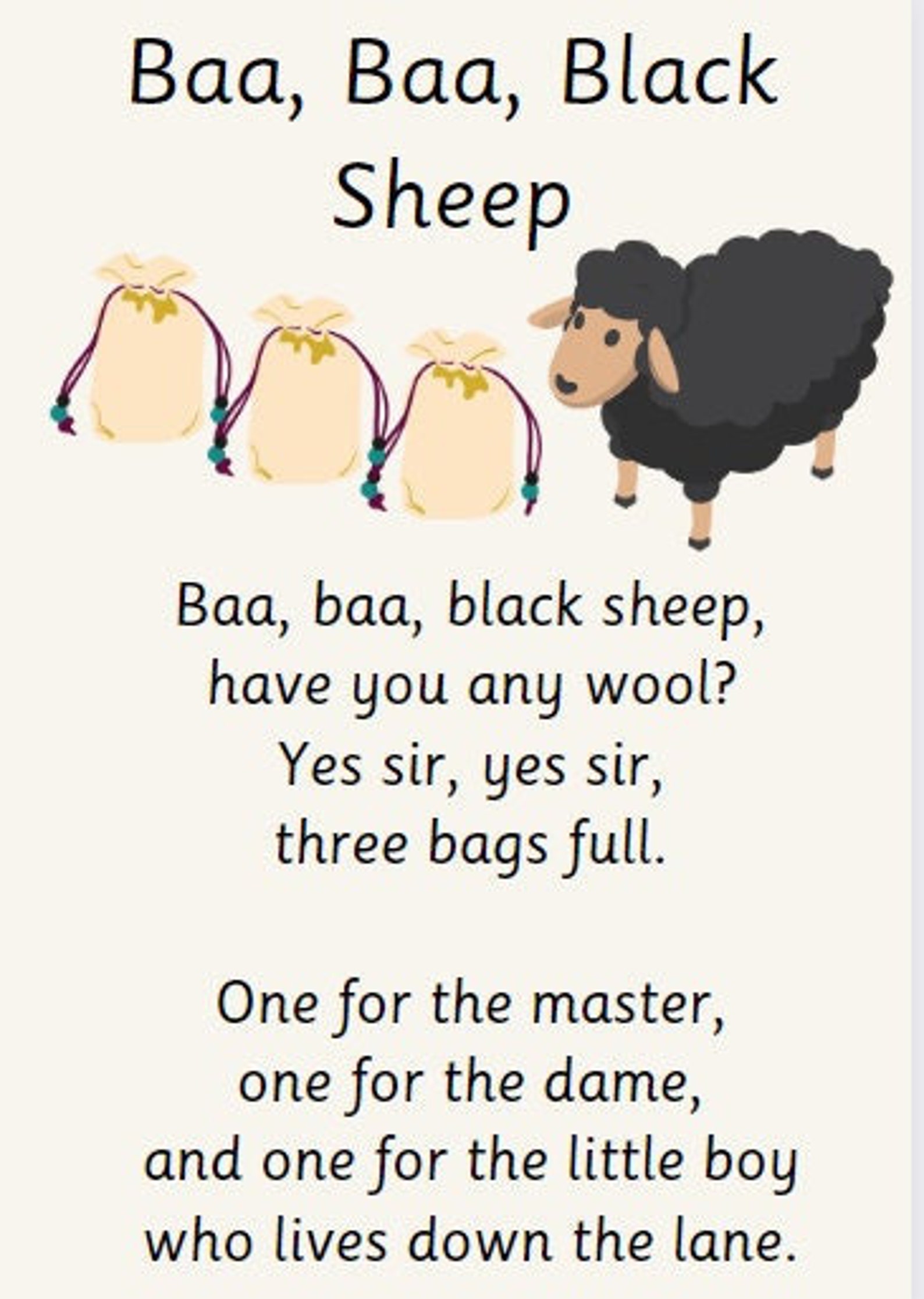 Nursery Rhymes Cards - Etsy