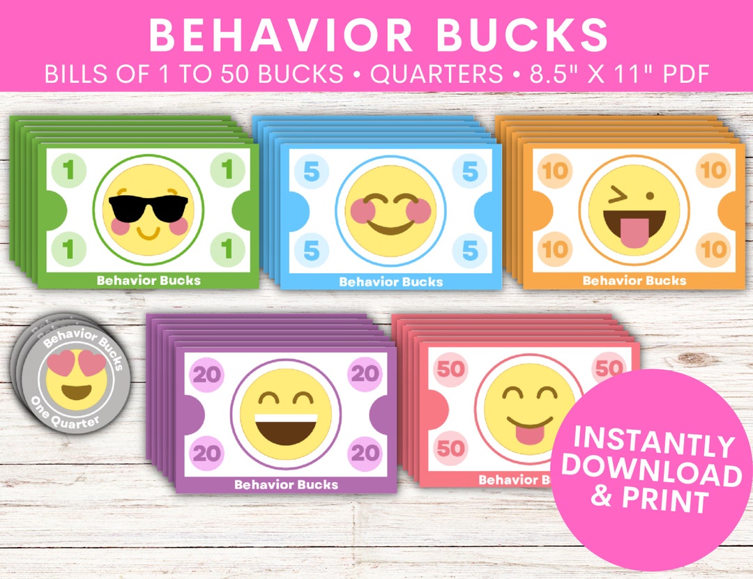 Behavior Bucks | Mom Bucks | Dad Bucks | Chore Bucks | Star System ...
