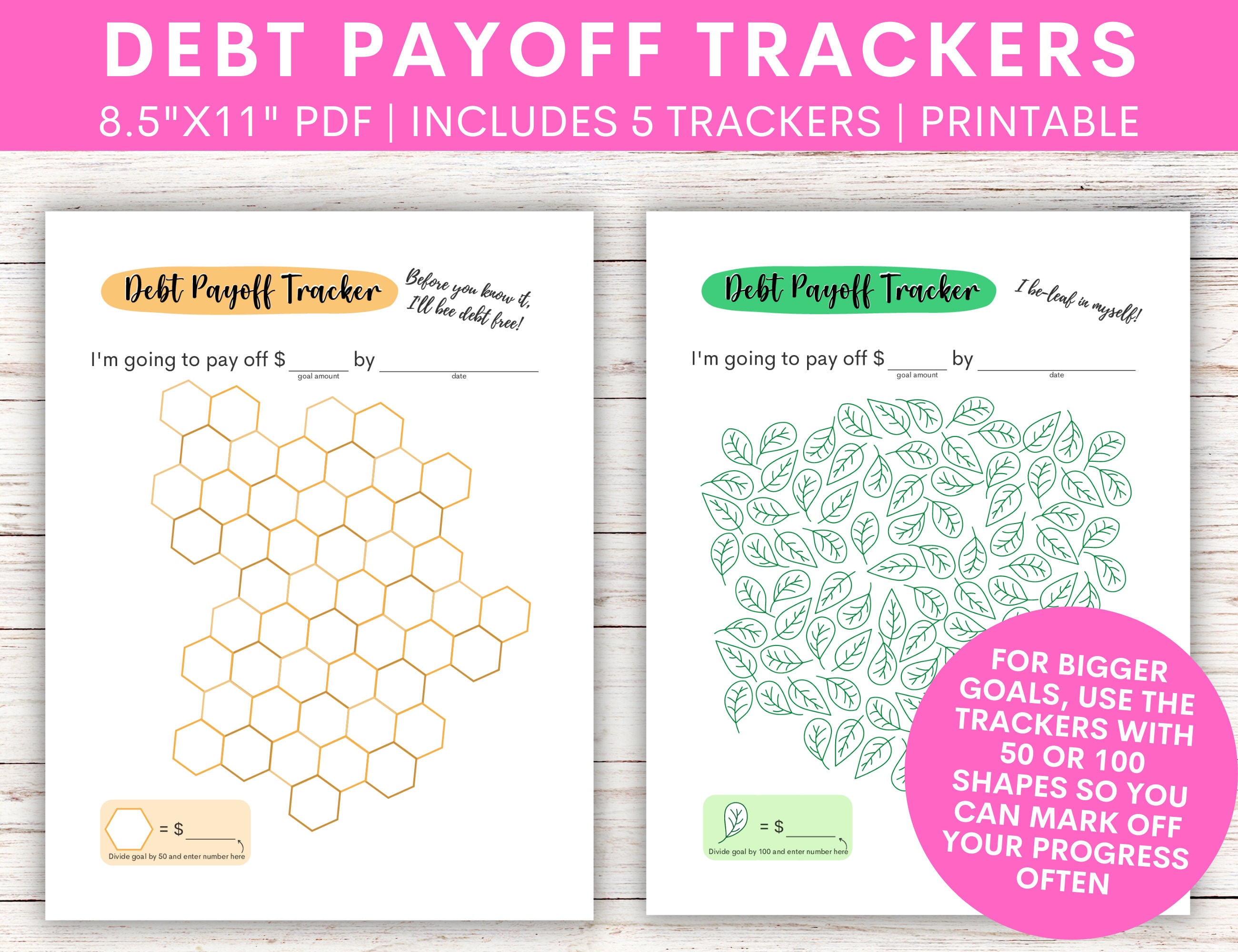 Debt Payoff Tracker | Debt Payoff Progress Tracker | Debt Payoff Goal ...