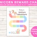 Unicorn Kids Reward Chart Children's Reward Chart Toddlers Good ...