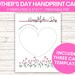 Mother's Day Handprint Keepsake Art Templates | Hand Print Craft for ...