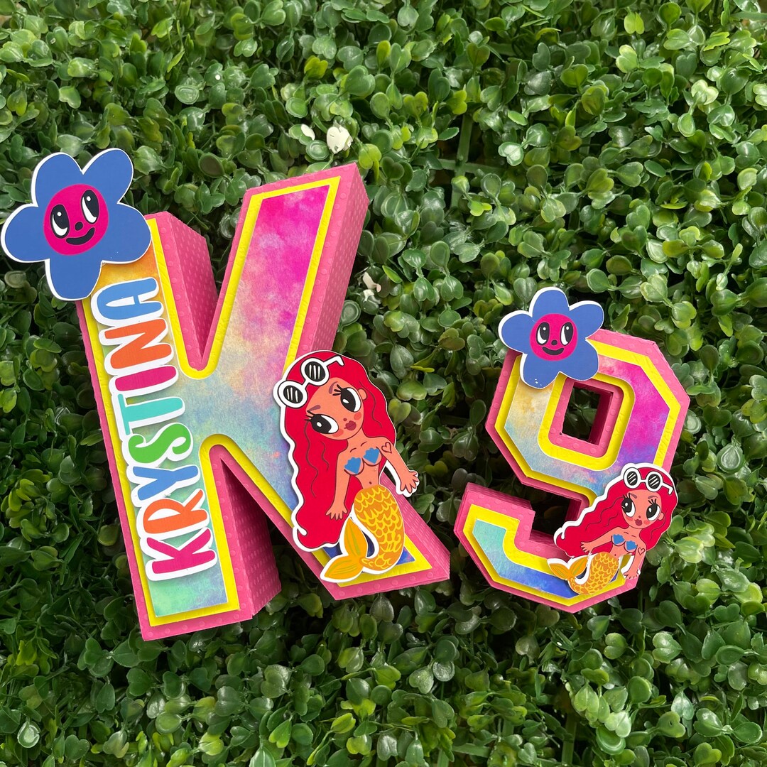 3D Letters Personalized Personalized Letters Karol G 3D Letters ...