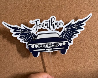 Supernatural Cake Topper - Etsy