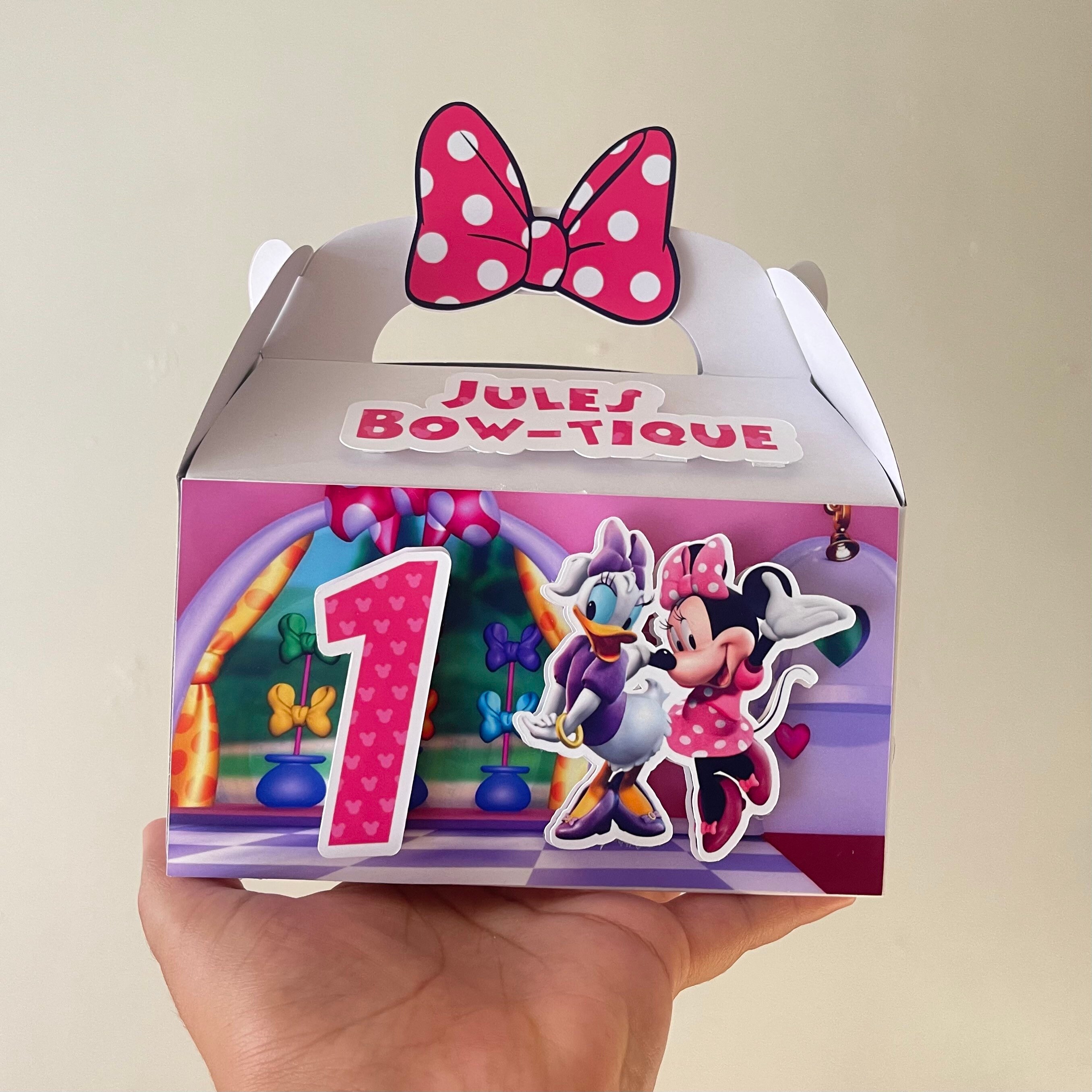 Minnie Mouse Gable Box | Party Favor | Box for Candies | Personalized ...